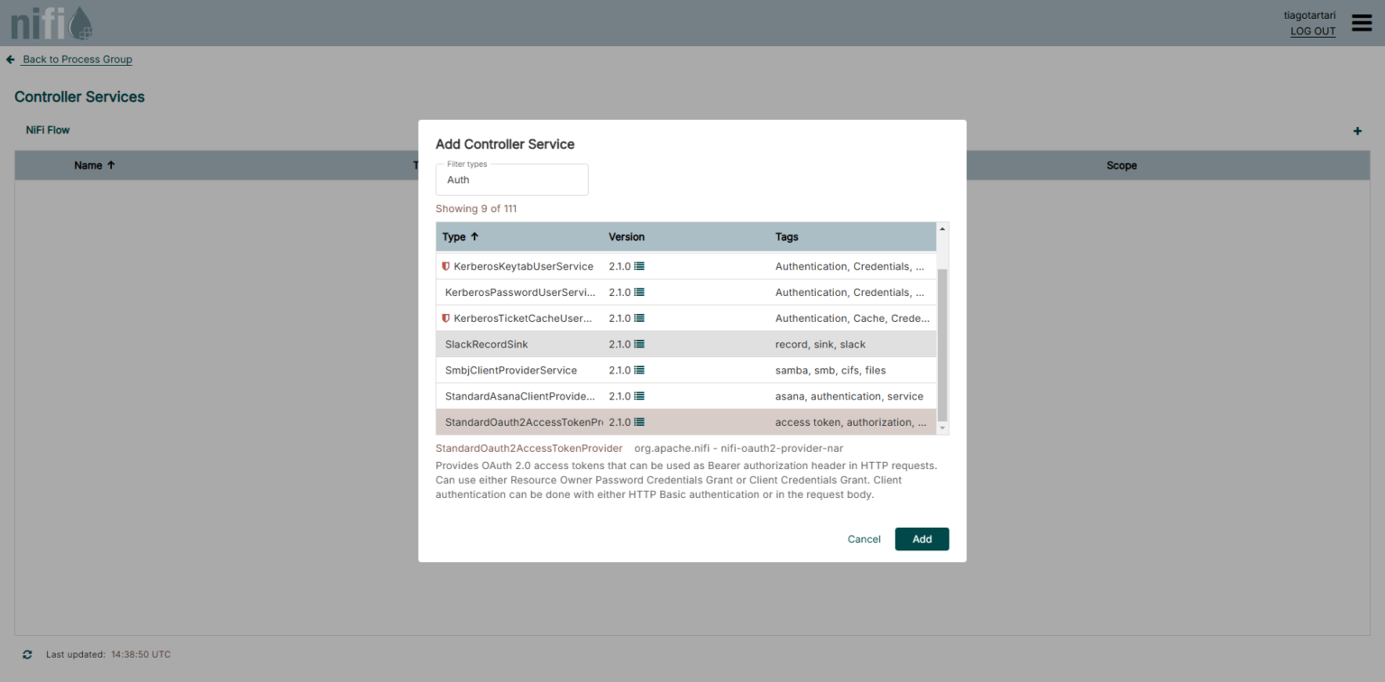Apache NiFi: Como autenticar APIs Rest com InvokeHttp e oAuth2 - Tiago ...